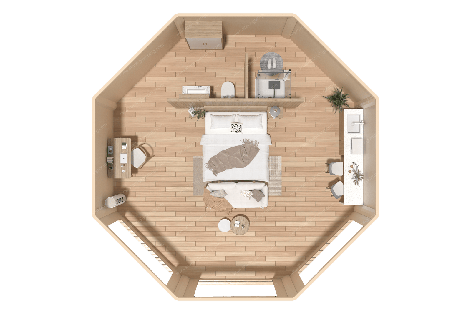 Glamp Tent | Canvas Glamping Tent For Sale | Safari Tent Octagon