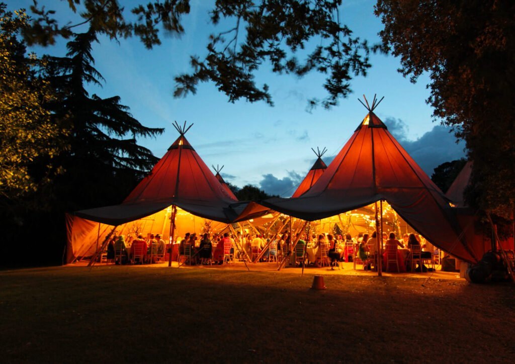 Outdoor Tipi Tent | Large Teepee Tent For Adults | Safari Tent Tipi