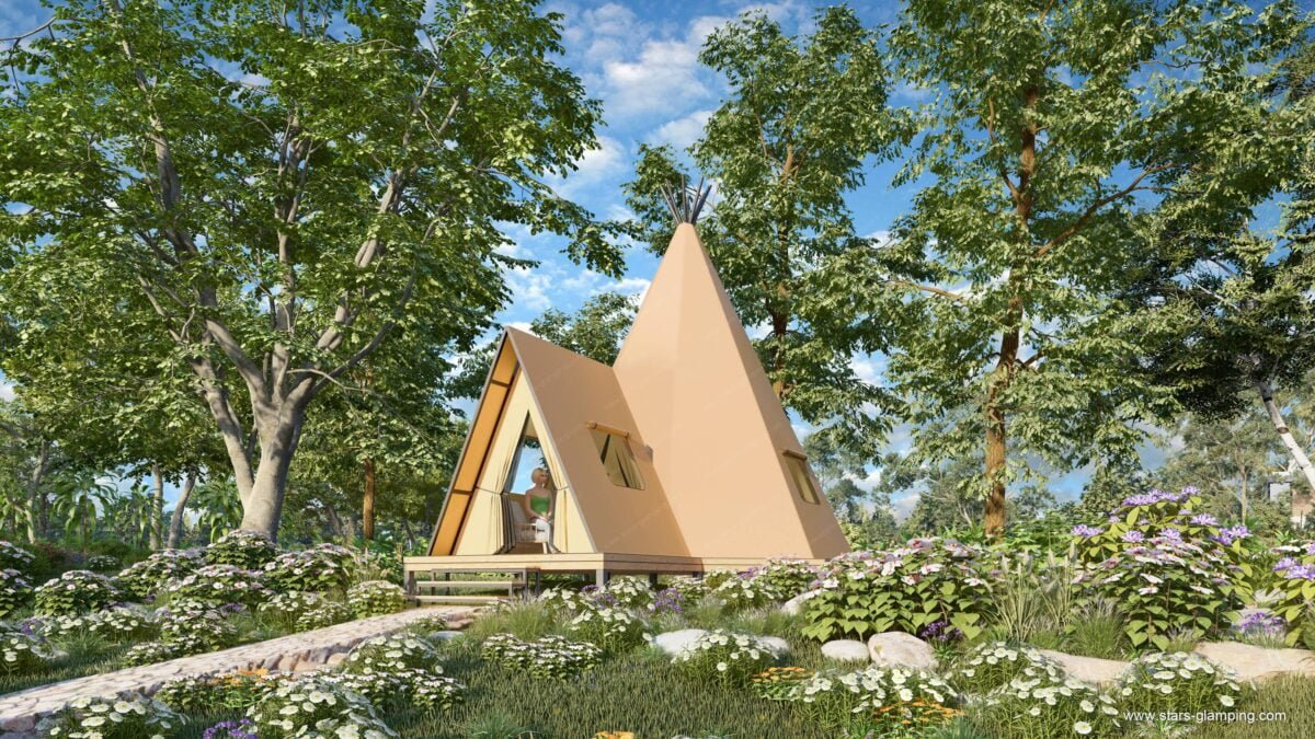 Teepee Tent Glamping | Teepee Camping Tent | Safari Tent Teepee