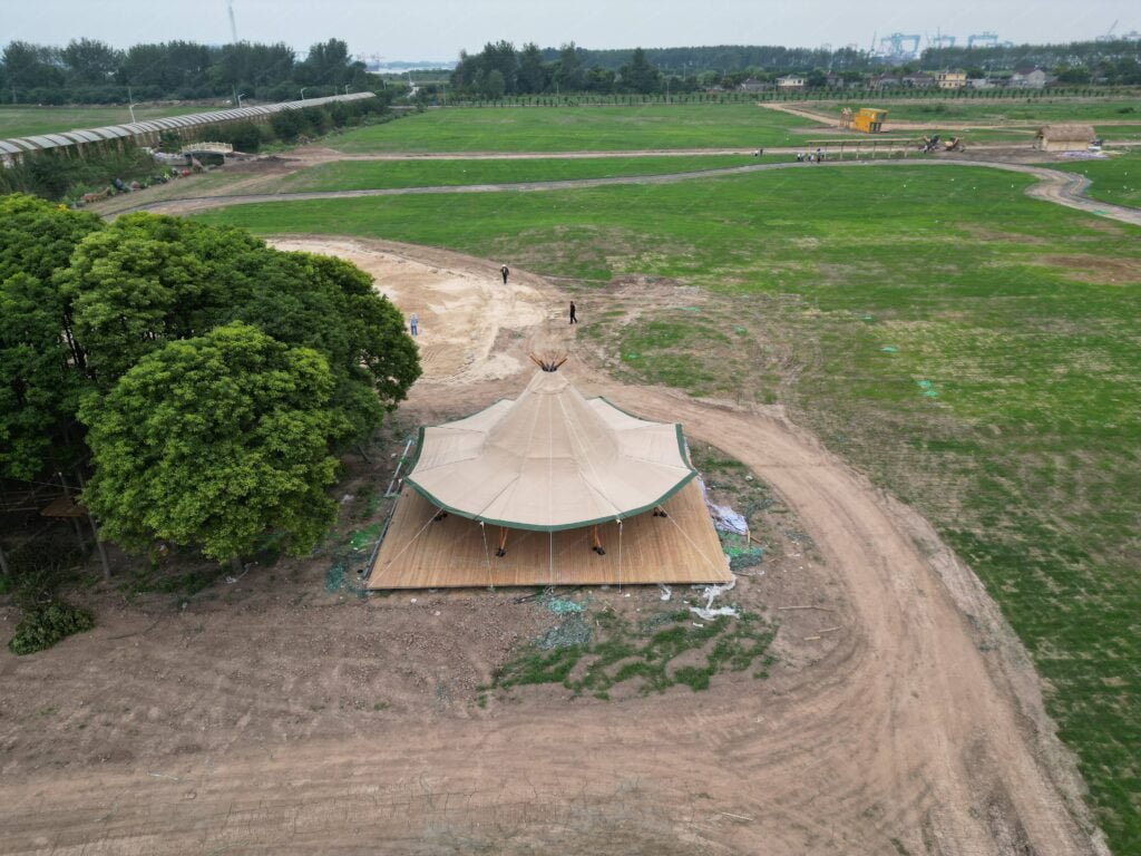 Outdoor Glamping Indian Safari Teepee Tent For Lodge Living
