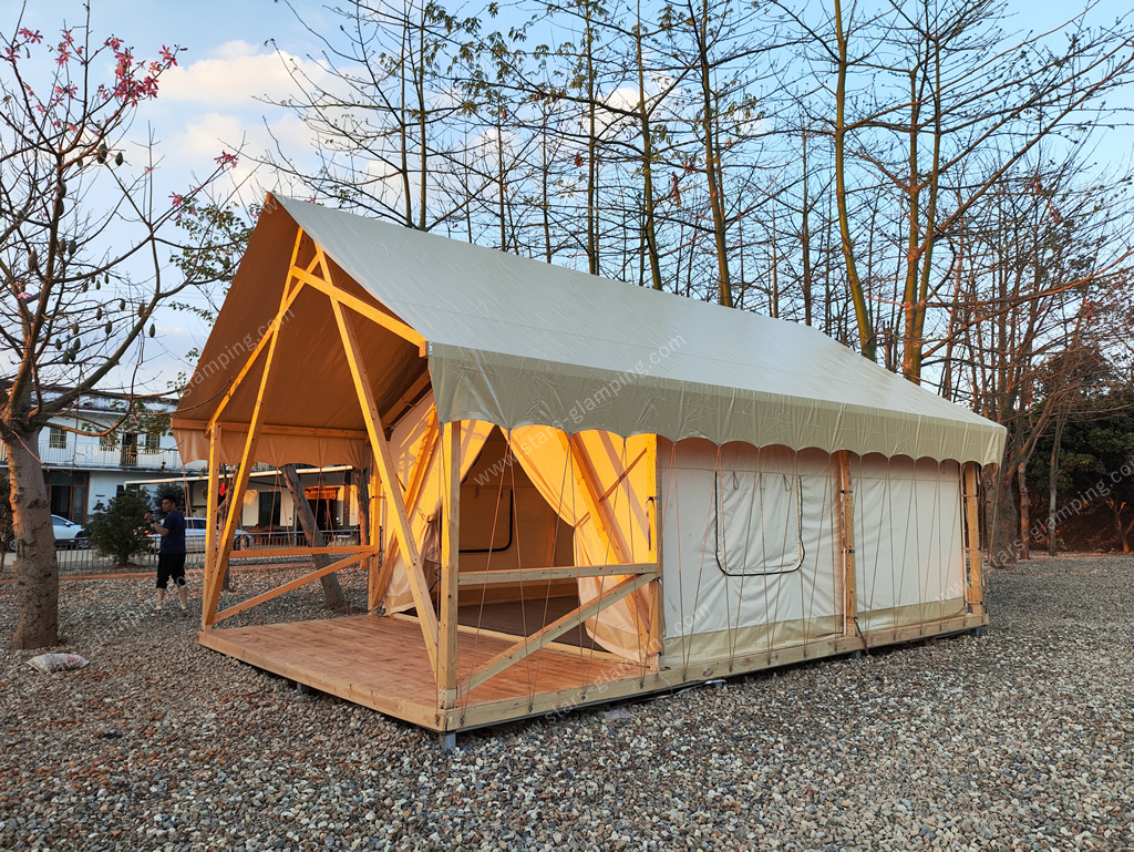 Stars Glamping Project in Huizhou, China – Mountain Safari Tent Chalet ...